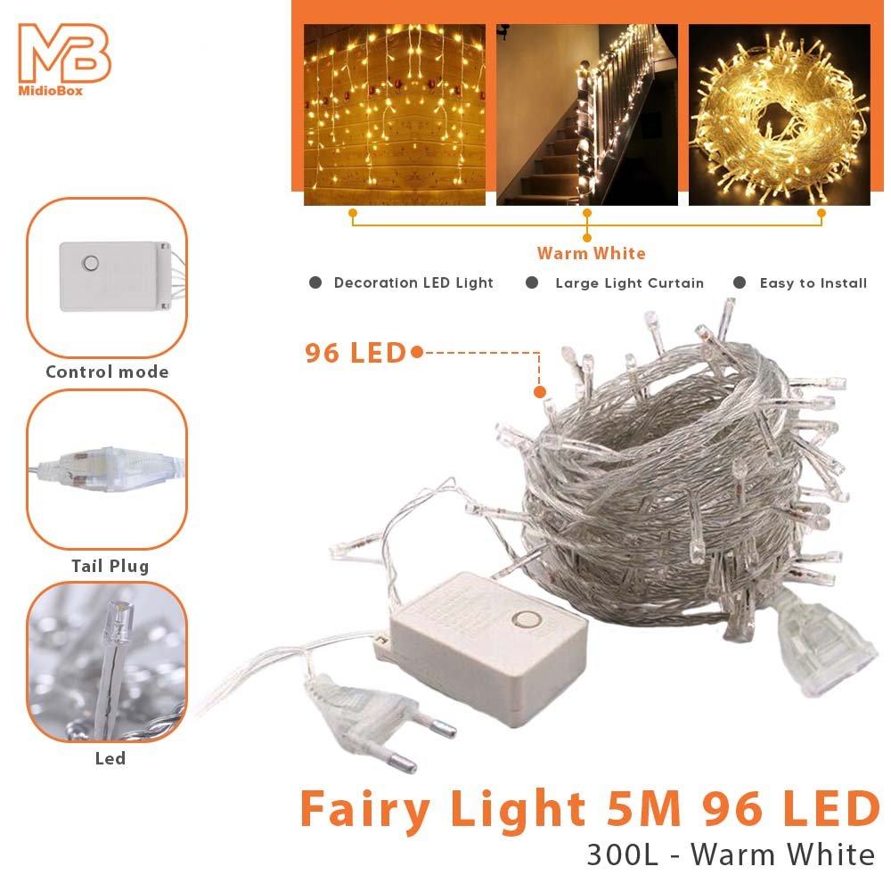 Jual Background Foto dan Dekorasi Lampu Fairy Light 5M dengan 96 lampu ...