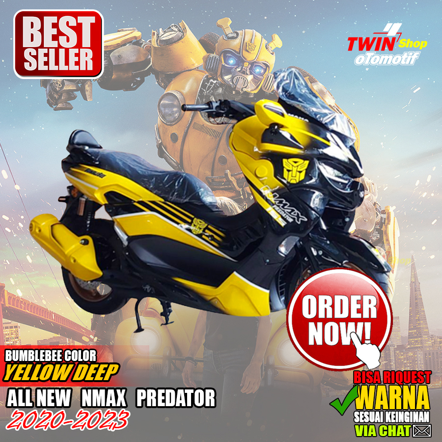Jual PAKET BODY PREDATOR NEW NMAX 2020-2024 FULL SET BODY PREDATOR ALL ...