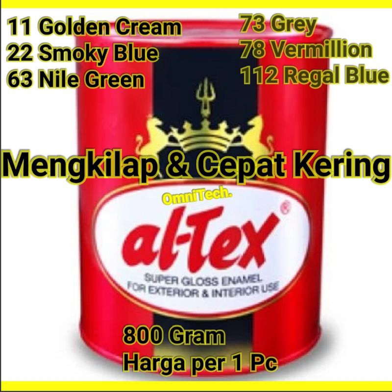 Jual Cat Minyak Kayu Besi Altex Synthetic Kaleng Merah High Gloss Fast ...