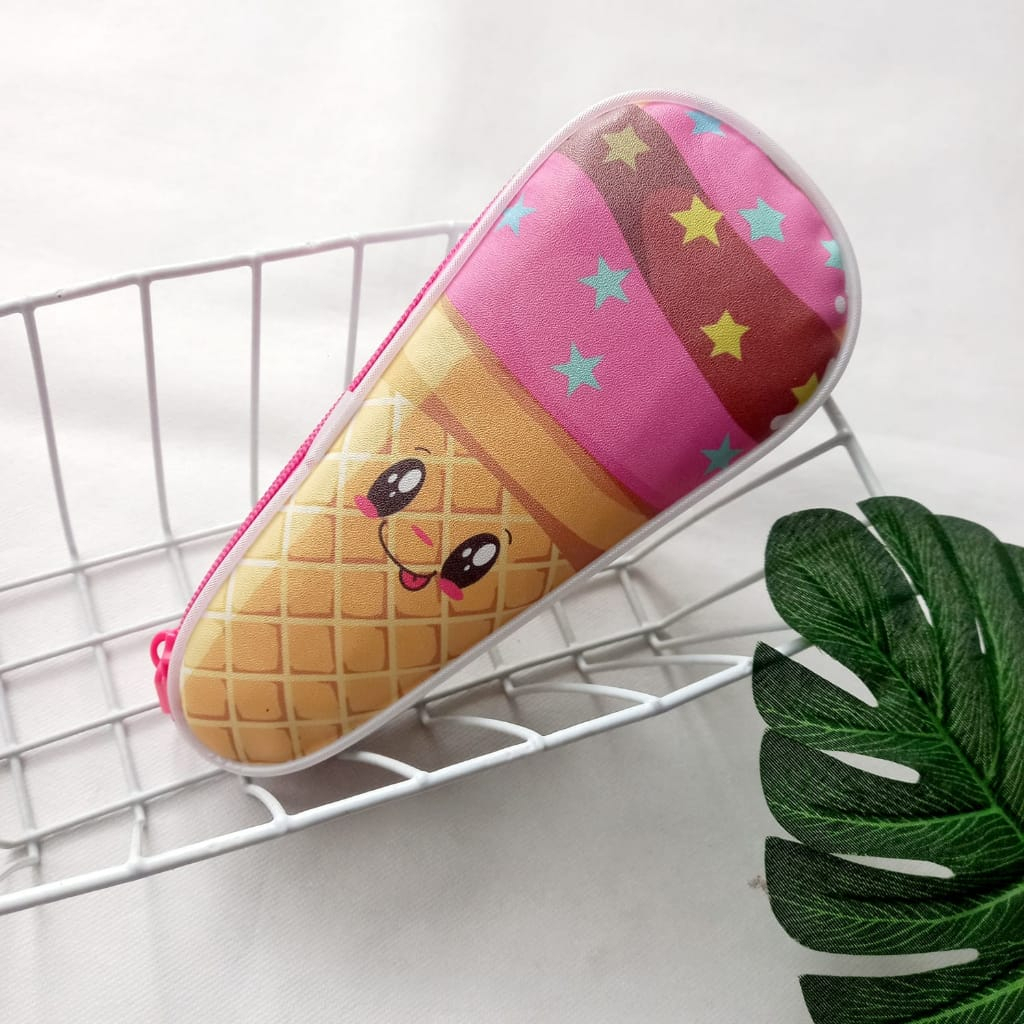 Jual Tempat Pensil Motif Ice Cream Cone Model Unik dan Lucu | Shopee ...
