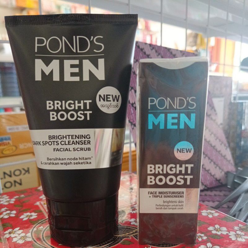 Jual ( ORIDANGROSIR ) Ponds Men Bright Boost Series | Sabun Muka ...