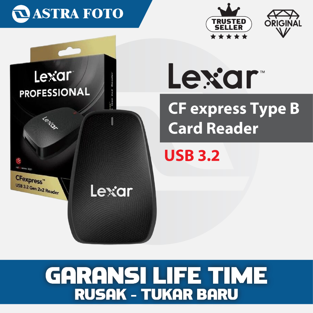 Jual Lexar Professional Card Reader CF express Type B USB 3.2 LRW550U ...