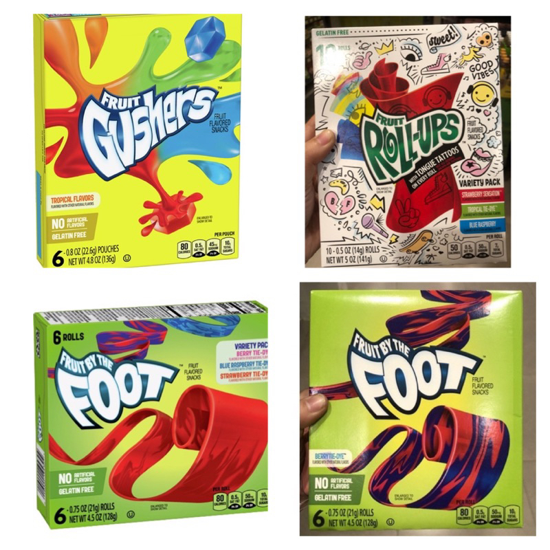 Jual [READY STOK TERBATAS] FRUIT ROLL-UPS / Fruit by The Foot Berry Tie ...