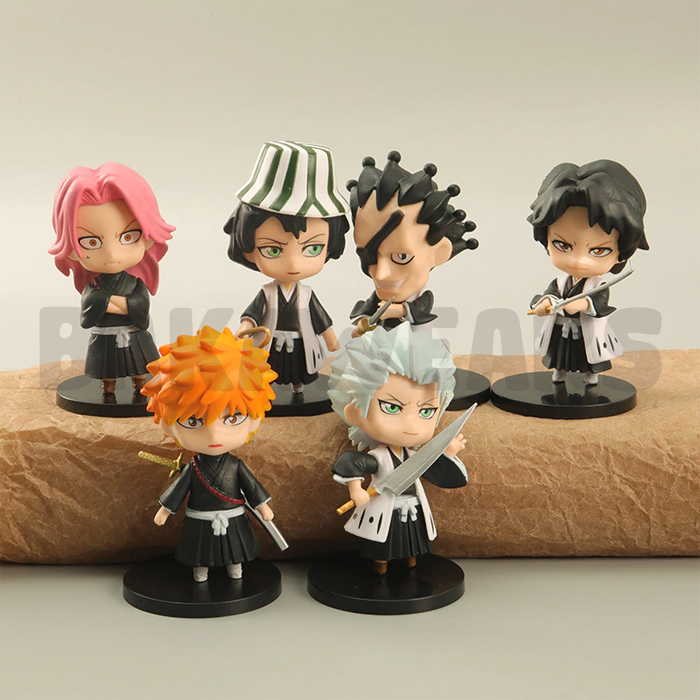Jual Action Figure Bleach: Chibi Version - Ichigo, Urahara, Rangiku ...