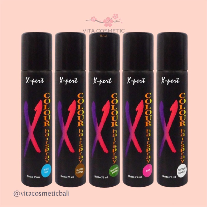 Jual X-pert Hairspray Colour 75 ml color Pewarna Rambut Spray xpert ...