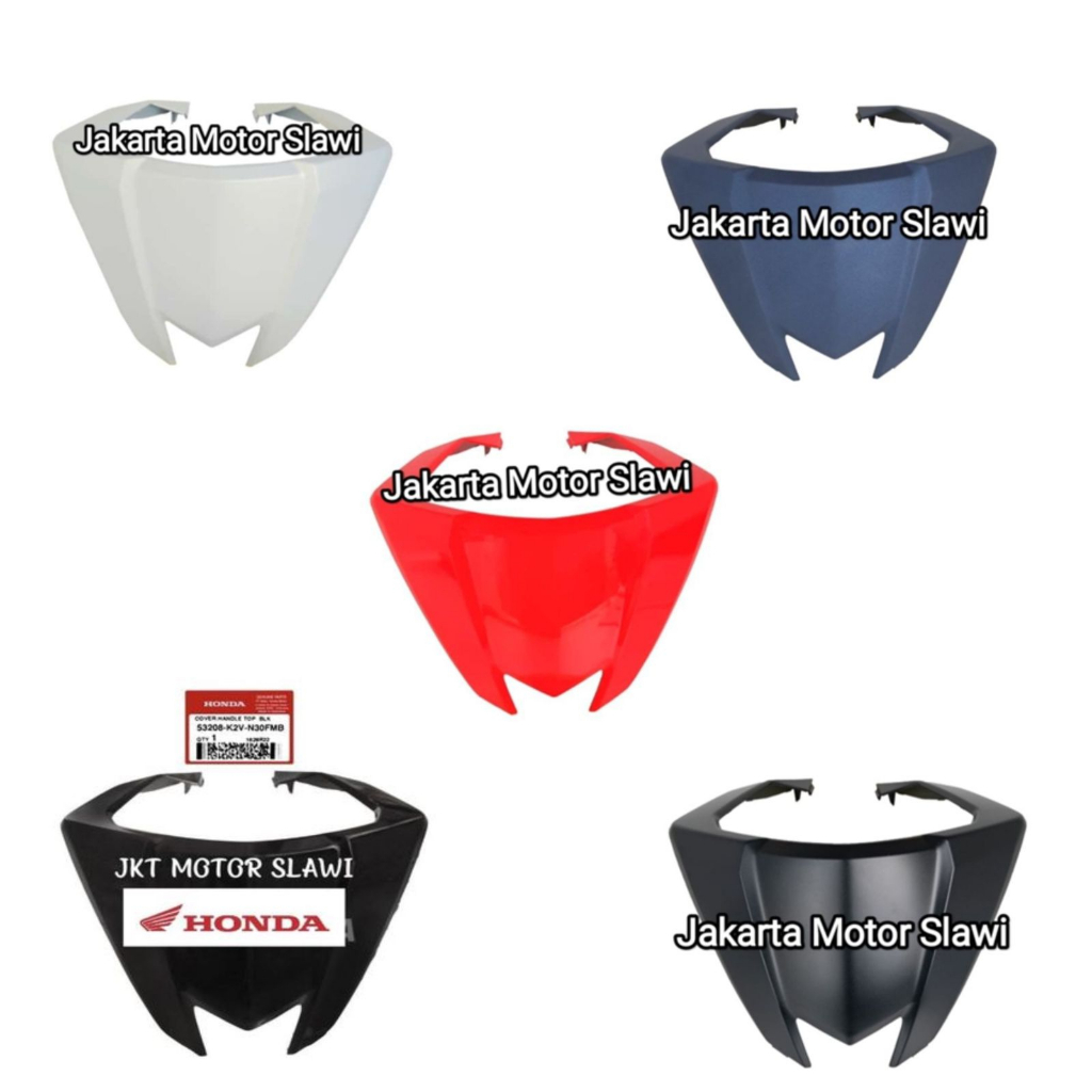 Jual 53208-K2V-N30 cover handle visor vario new 125 thun 2023 merah ...