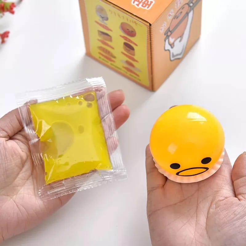 Jual LARISTERUS79 Mainan TELUR MUNTAH squishy Gudetama squishy smile ...
