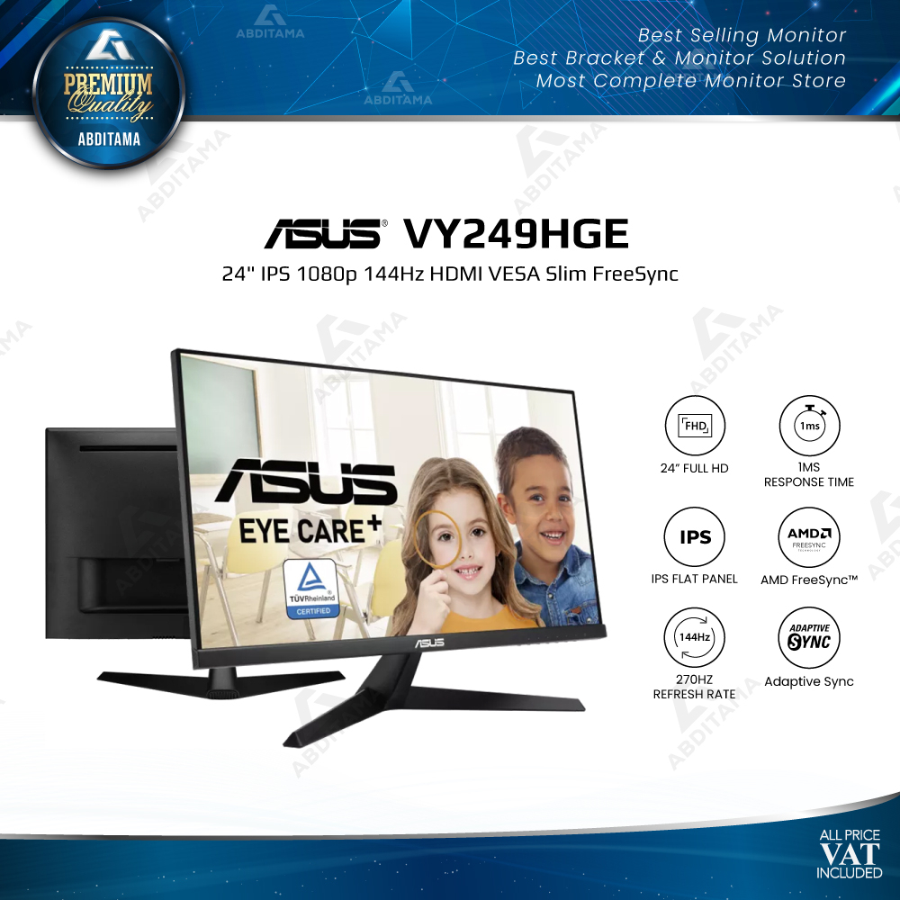 Jual Monitor LED ASUS VY249HGE 24" IPS 1080p 144Hz HDMI VESA Slim ...