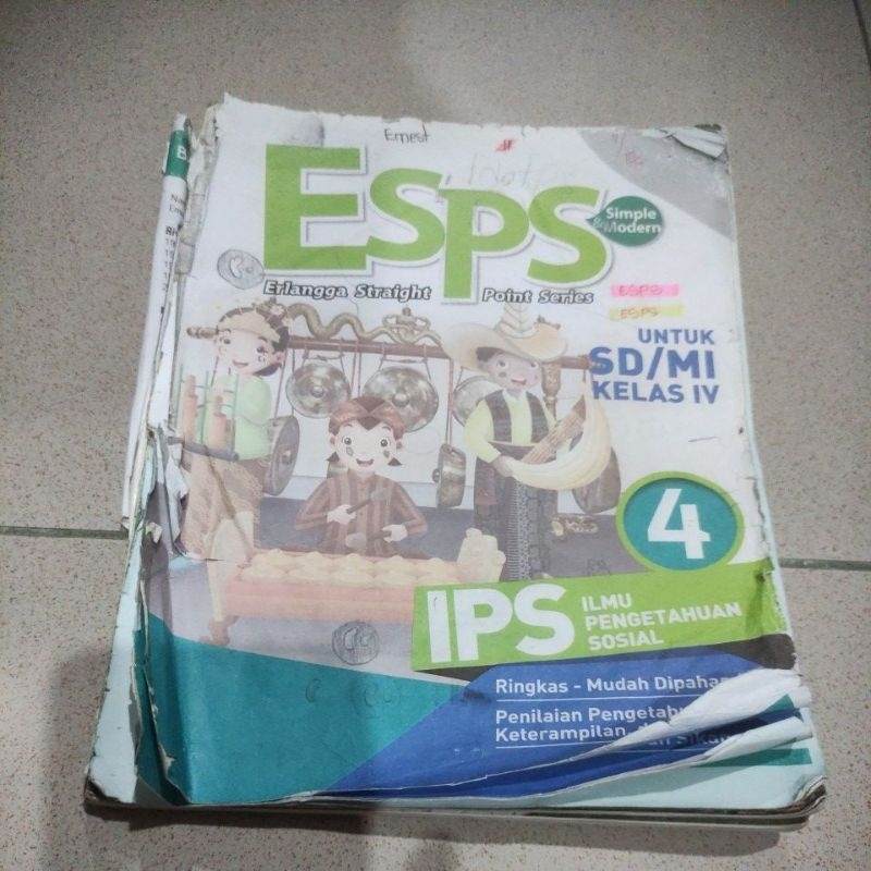 Jual buku ESPS IPS 4 kelas iv erlangga | Shopee Indonesia