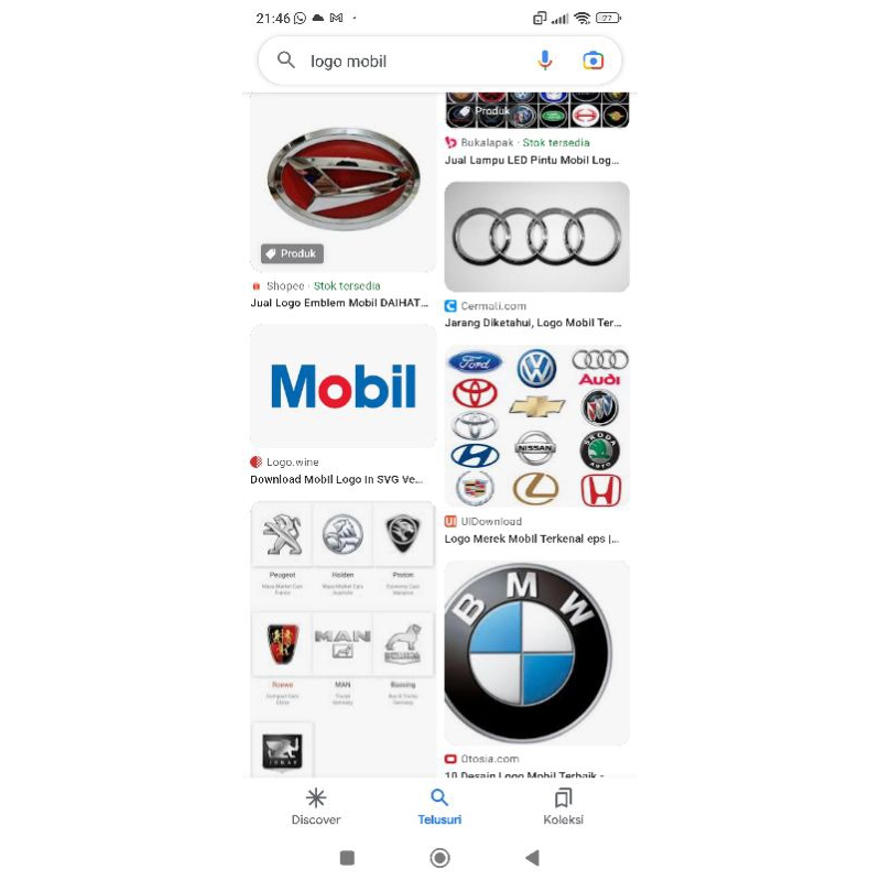 Jual logo mobil | Shopee Indonesia