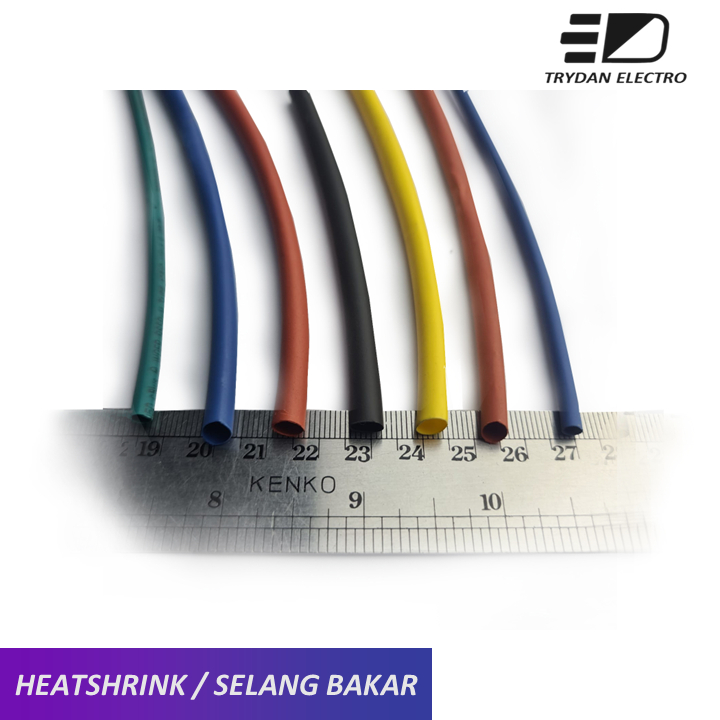 Jual Selang bakar | heat shrink Cable | Ukuran 10mm sampai 40mm ...