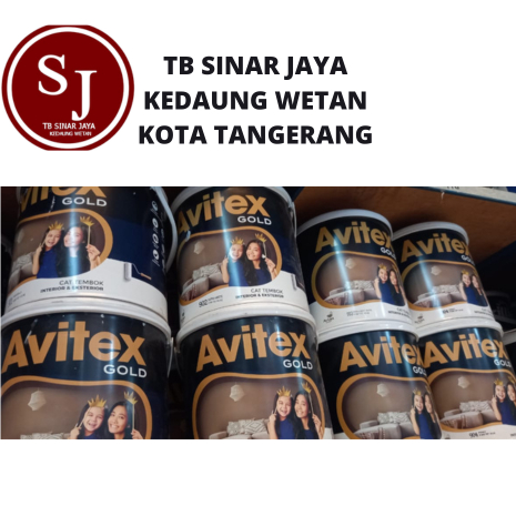 Jual Cat Tembok Eksterior & Interior Avitex Gold 5kg - 914 Creamy ...