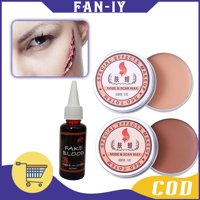Jual Professional Fake Scars Wax Makeup Skin Wax Makeup Darah Palsu ...