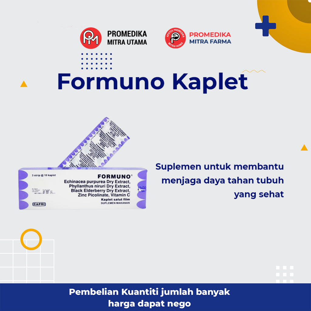 Jual Formuno Kaplet / Strip / Multivitamin Imunitas | Shopee Indonesia