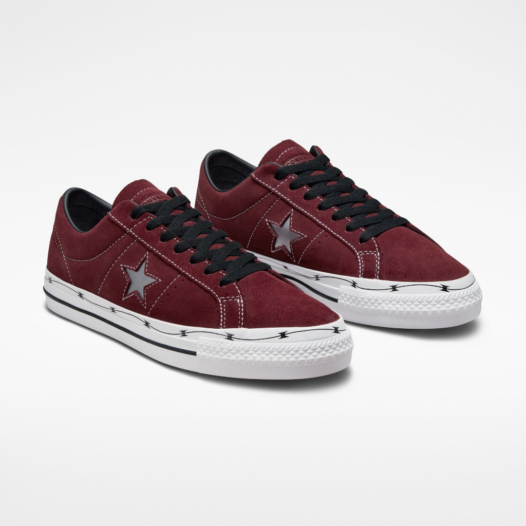 Jual Converse Cons One Star Pro Razor Wire Low Top Deep Bordeaux/Black ...