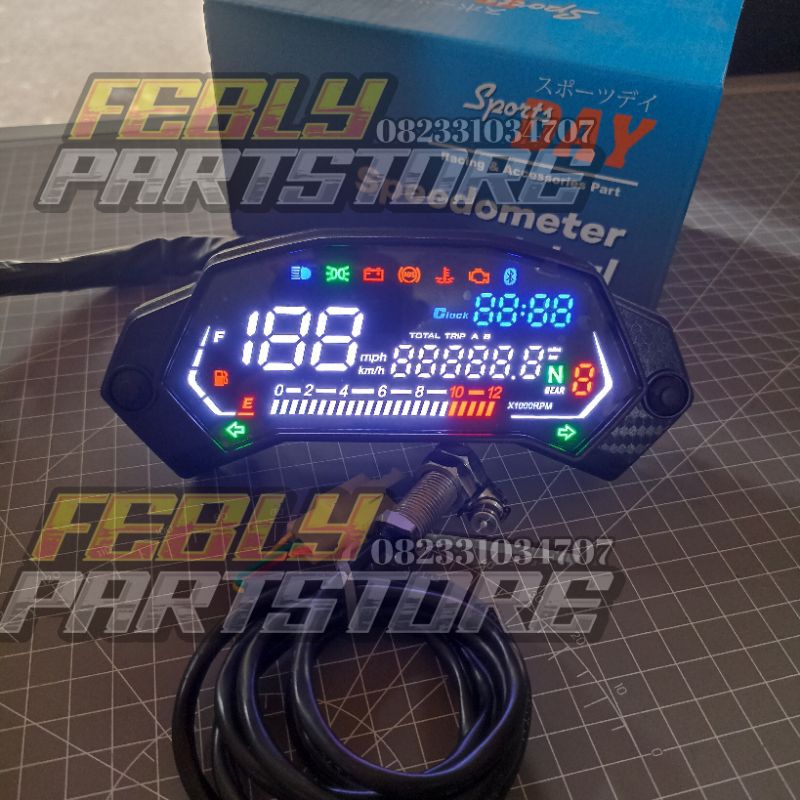 Jual SPEEDOMETER NINJA MONO FULL DGITAL DIGITAL SPIDO NINJA MONO FULL ...
