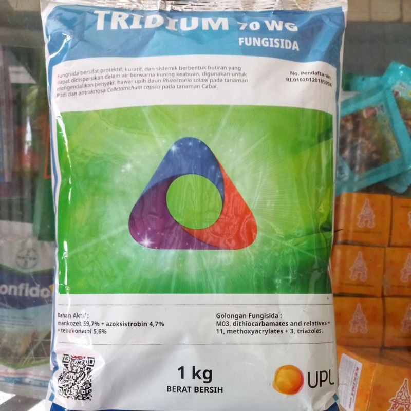 Jual Fungusida Kontak Sistemik TRIDIUM 70WG 1 KG Mankozeb ...