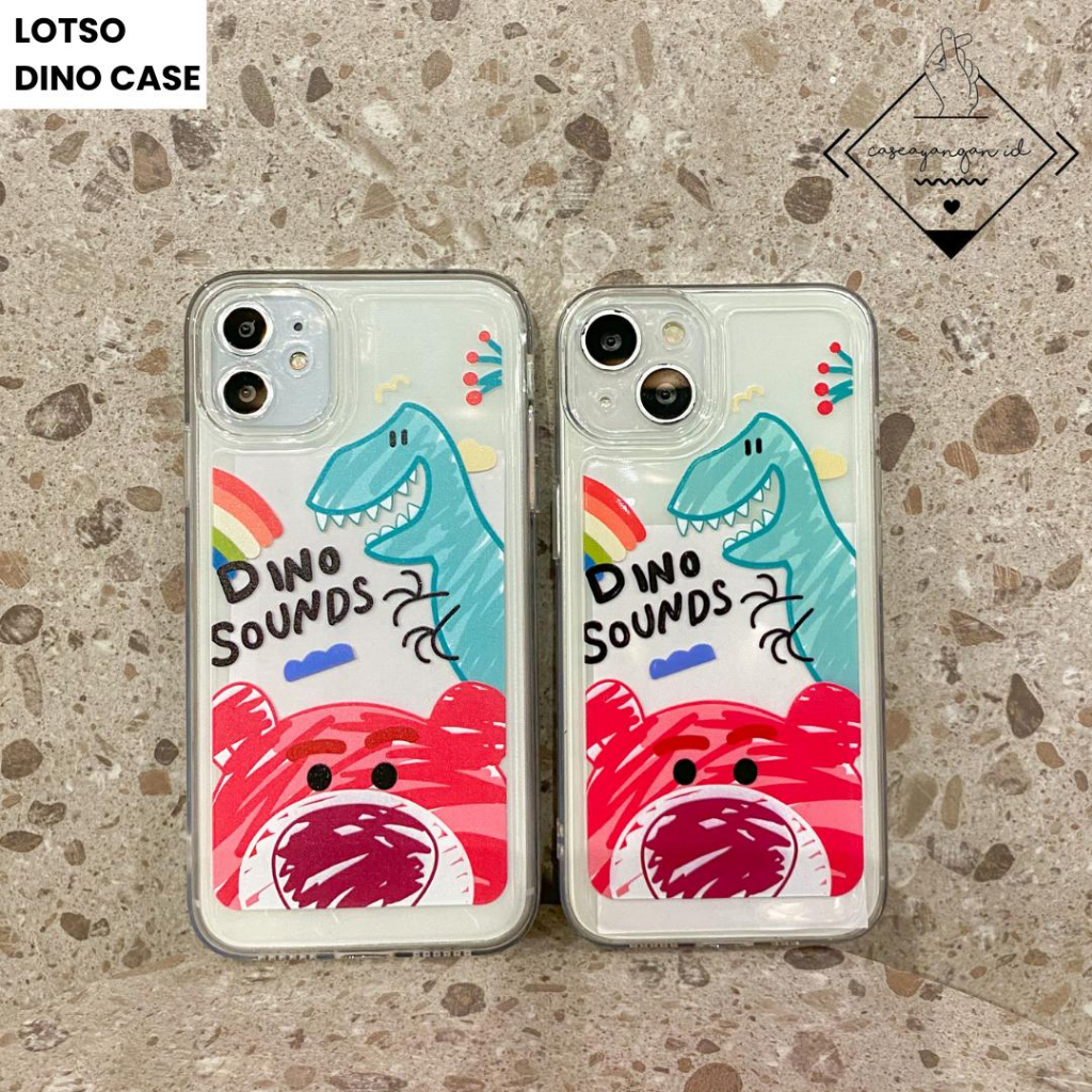 Jual LOTSO DINO CASE FOR IPHONE 7 8 PLUS SE 2020 2022 X XS XR 11 12 13 ...