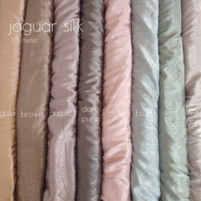 Jual KAIN POLOSAN BAHAN JAGUAR SILK | Shopee Indonesia