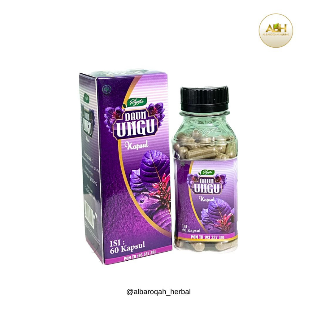 Jual KAPSUL DAUN UNGU SYIFA (60KAPSUL) | Shopee Indonesia