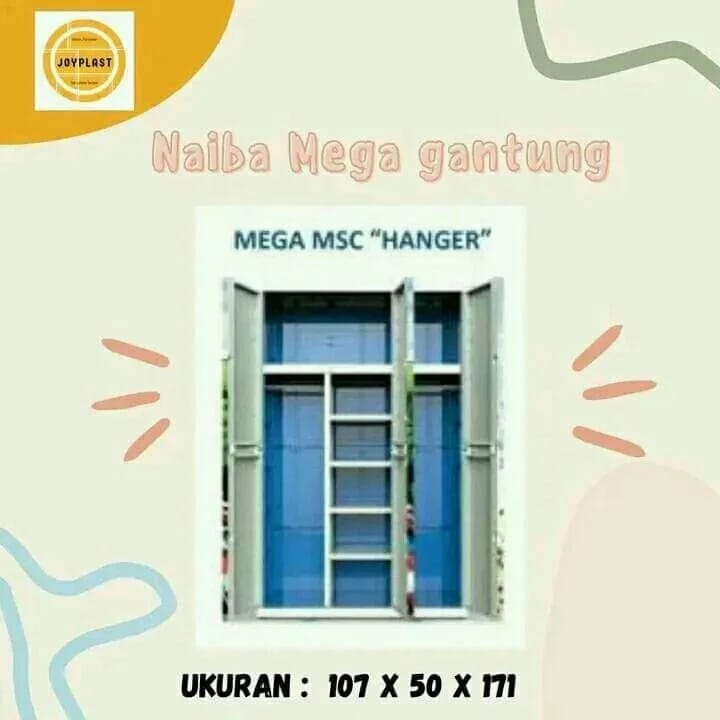 Jual Lemari Gantung/ Lemari Hello Kitty/ Lemari Plastik 3 Pintu Naiba ...