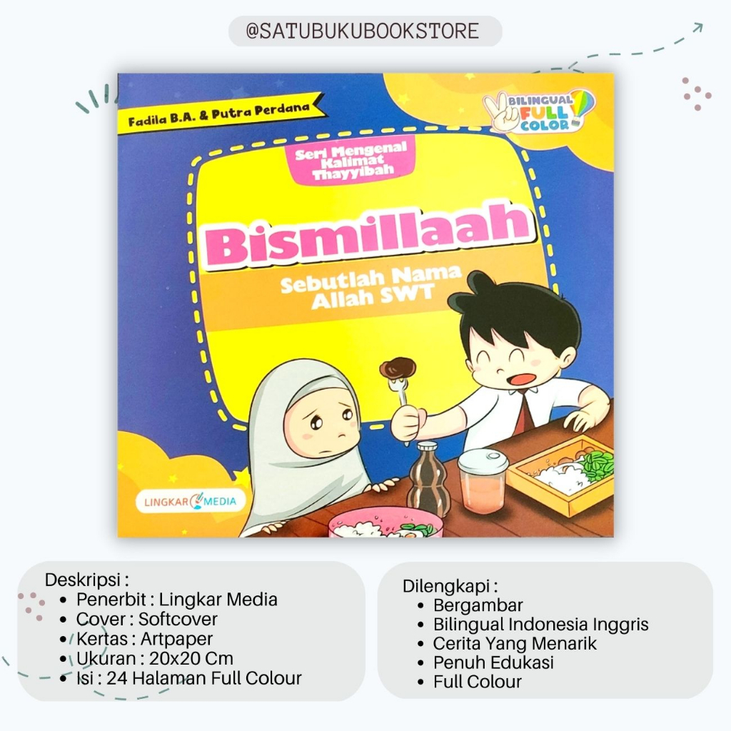 Jual Buku Anak Seri Mengenal Kalimat Thayyibah - Bismillaah/Buku Cerita ... Jual Buku Anak Seri Mengenal Kalimat Thayyibah - Bismillaah/Buku Cerita ...