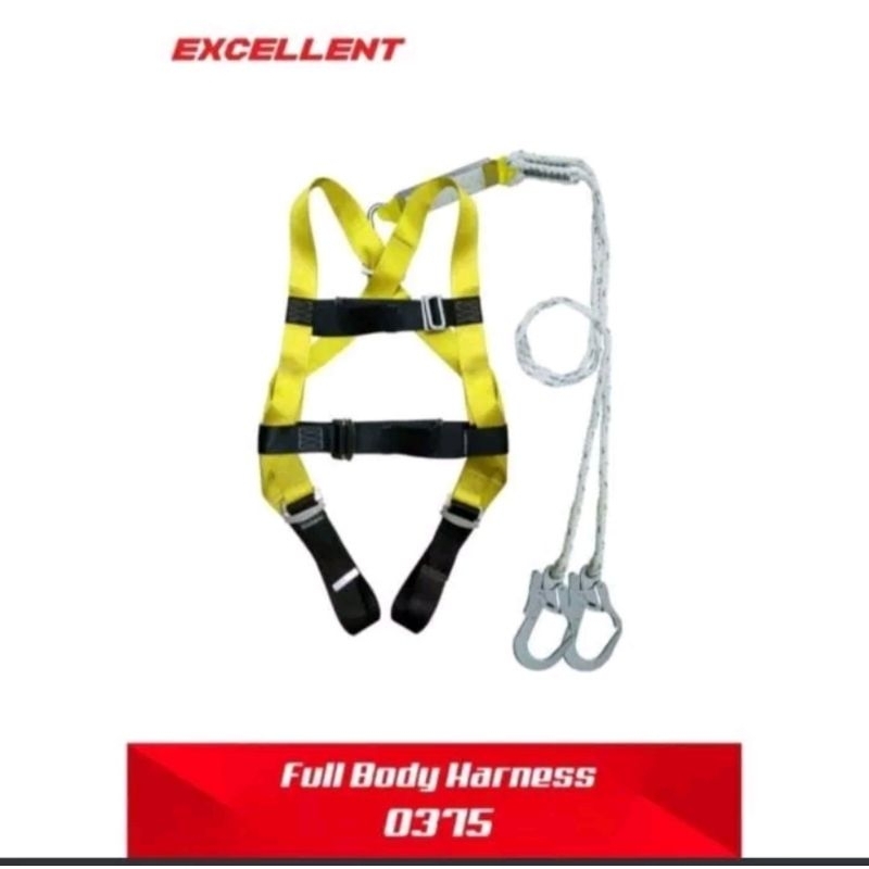 Jual FULL BODY HARNESS DOUBLE PLUS TALI DADA DAN ABSORBER EXCELENT | Shopee Indonesia