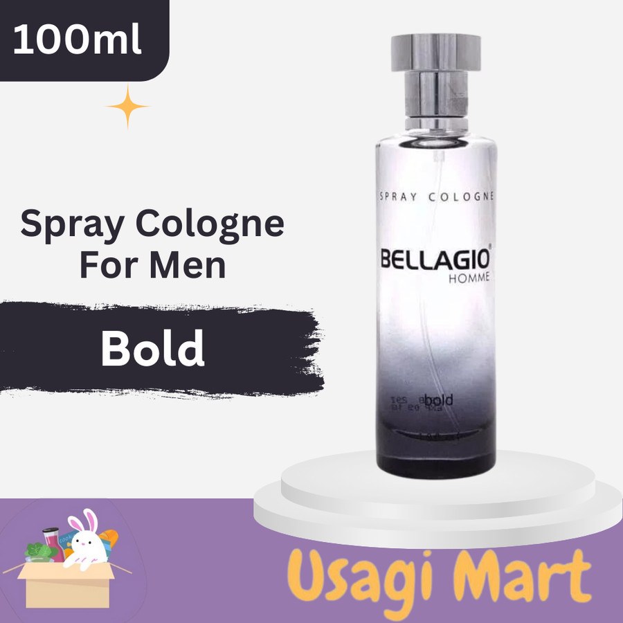 Jual Bellagio Spray Cologne 100 ml Bold Black Hitam Parfum 100ml ...