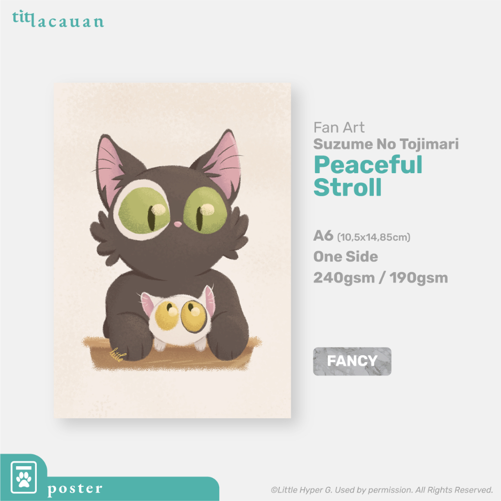 Jual Poster Art Print Daijin Sadaijin (Suzume No Tojimari) - Poster ...