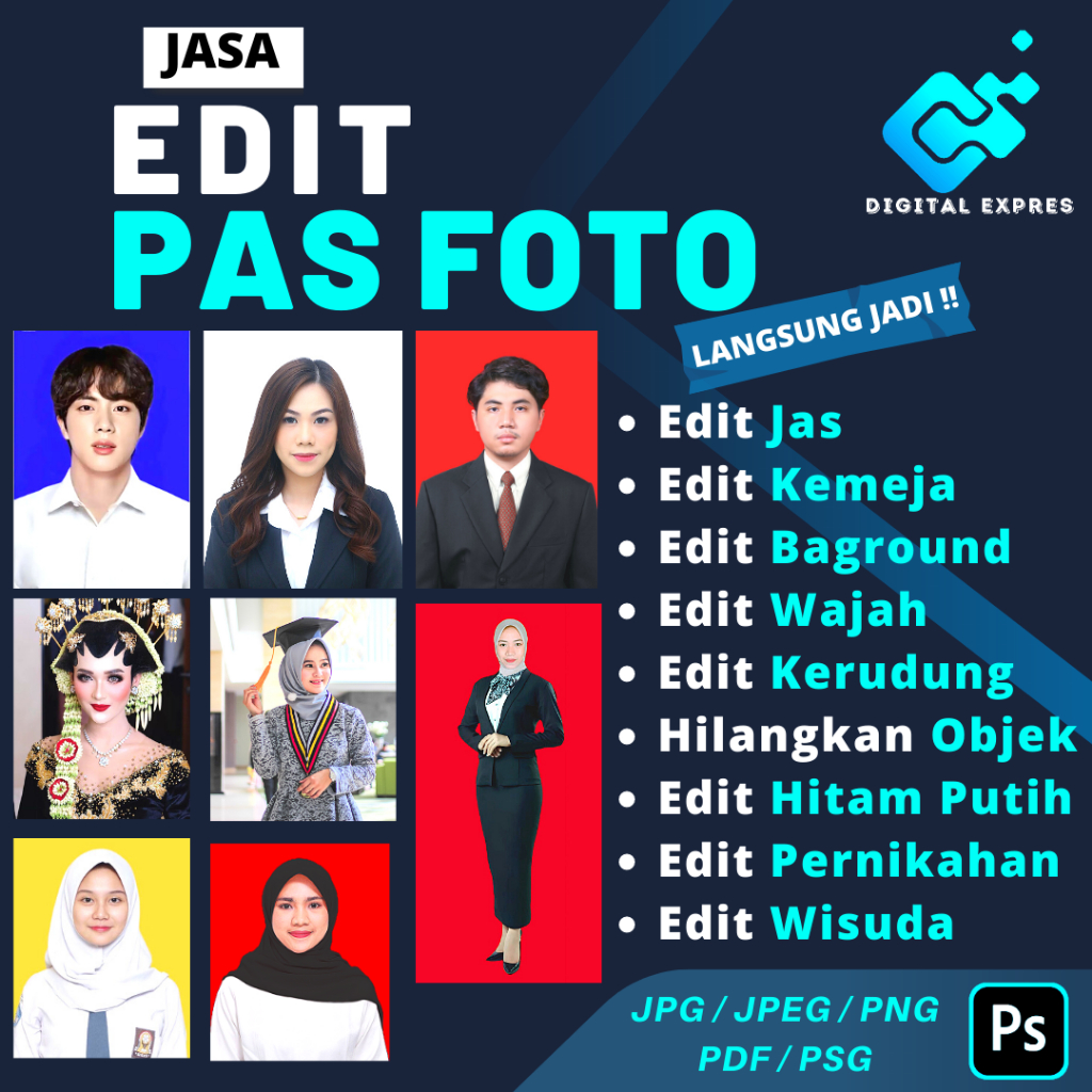 Jual JASA EDIT FOTO STUDIO PAS FOTO FULLBODY DLL | Shopee Indonesia