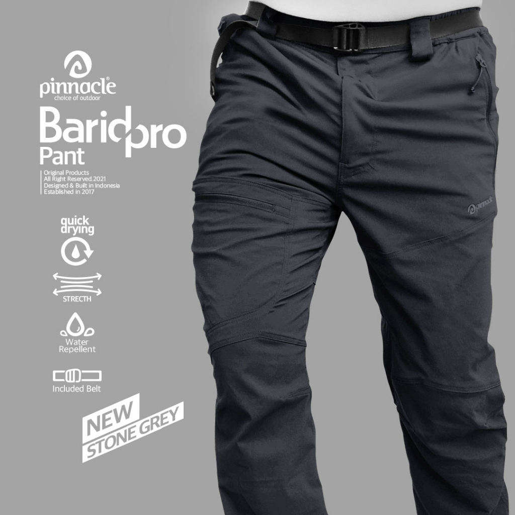 Jual Pinnacle Pro Official Barid Pro Hike Pant - Stone Grey | Shopee ...