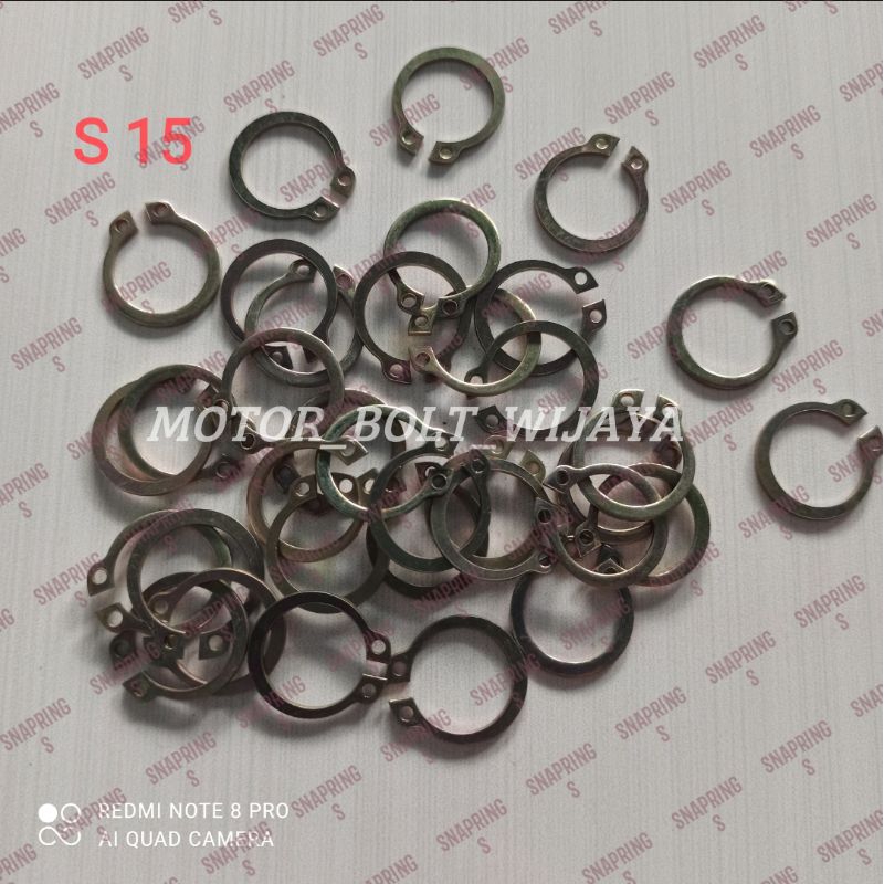 Jual SNAP RING S15 / Snapring/ Circlip / Retaining Isi 1 Pcs | Shopee ...