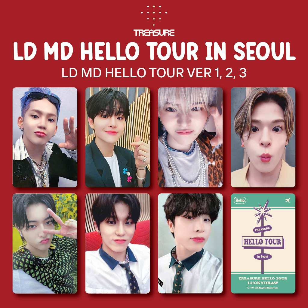 Jual [UNOFFICIAL PHOTOCARD] TREASURE - LD MD HELLO TOUR in SEOUL ...