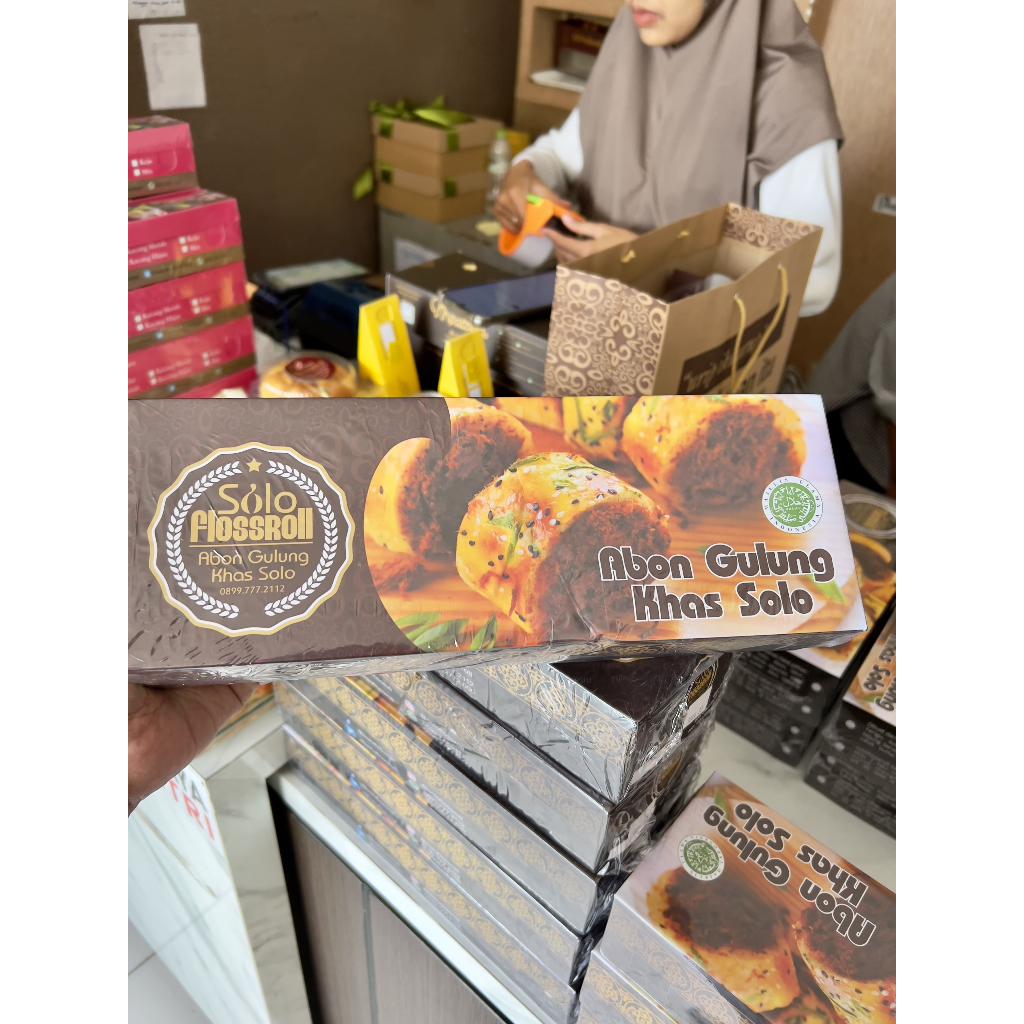 Jual Solo Floss Roll Roti Abon Gulung Khas Solo | Shopee Indonesia