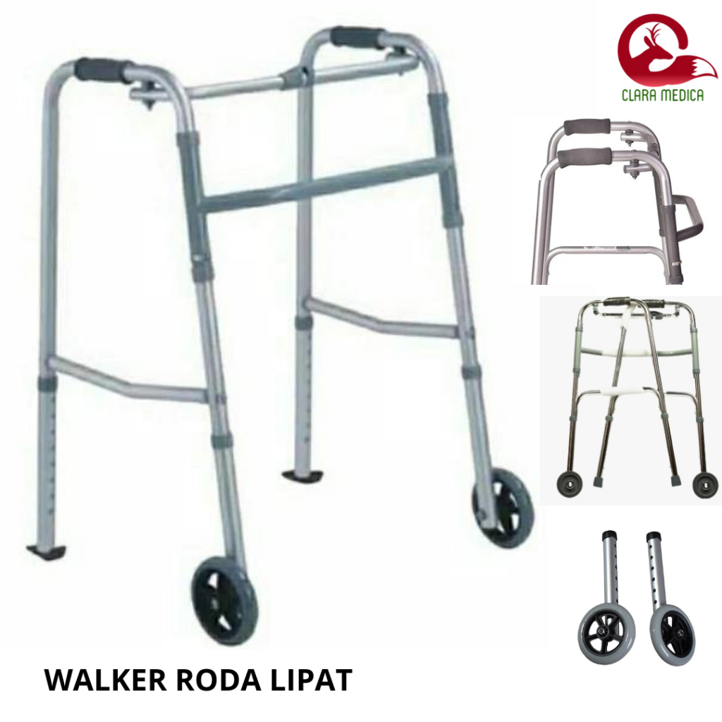 Jual Walker Roda Tongkat Alat Bantu Berjalan Lansia Orang Tua | Shopee ...
