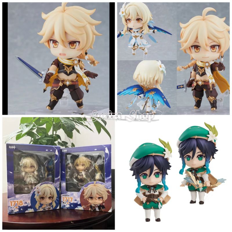 Jual Nendoroid Genshin Impact Traveller Lumine Aether Venti Nendo ...