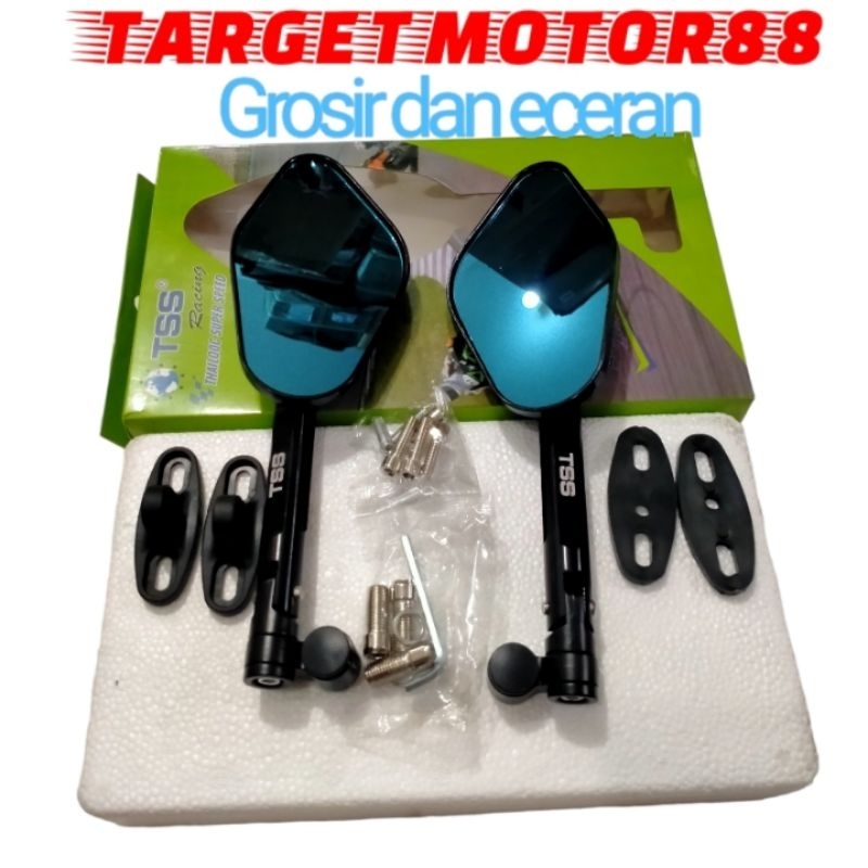 Jual Spion Elise Model Rizoma kaca Spion Besar Full CNC Nmax Aerox ...