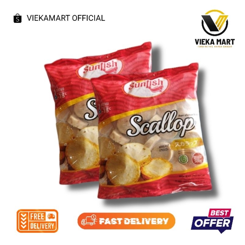 Jual SUNFISH Scallop 500g | Shopee Indonesia