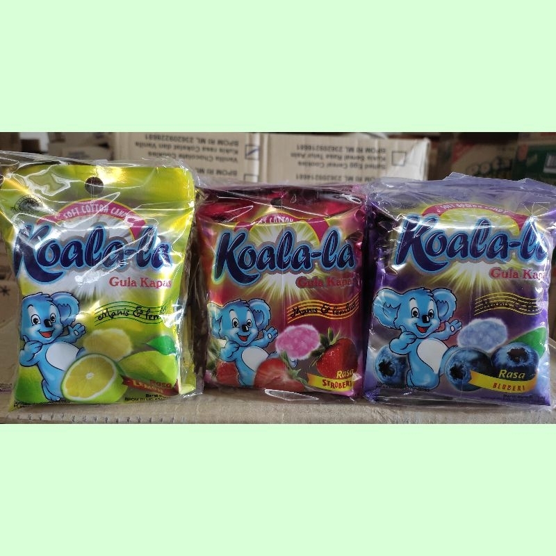 Jual Koala-la Cotton Candy - 1 slop (isi 10 bungkus) | Shopee Indonesia