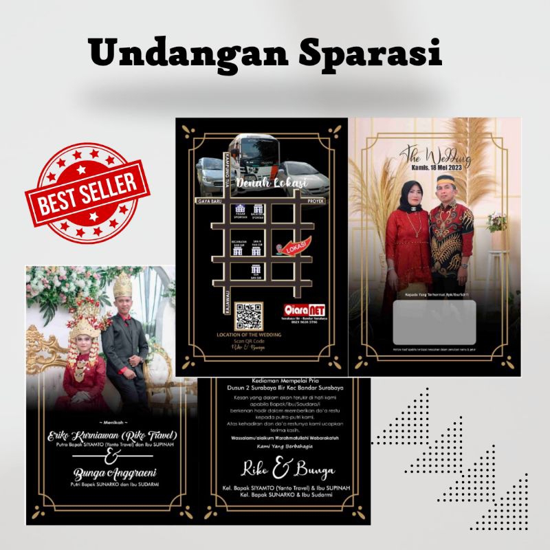 Jual Undangan Art Carton Glossy, Undangan Pernikahan Glossy, Undangan ...