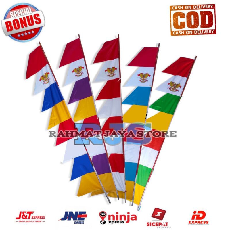 Jual bendera umbul umbul 8 mata 1pcs | Shopee Indonesia