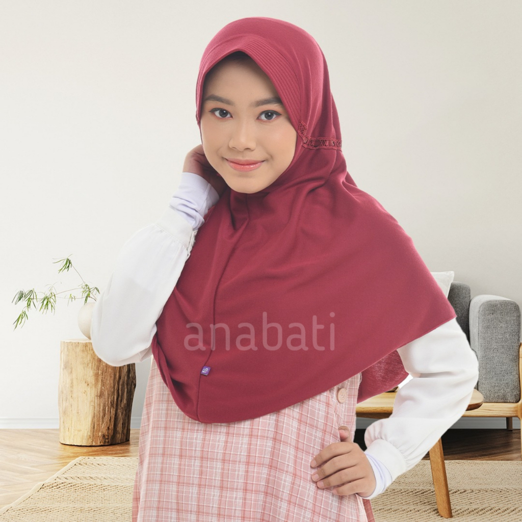 Jual Hijab Sekolah SD Rabbani KW Model Hijab Sekolah Innova LX Pita Serut Bahan Adem | Shopee ...
