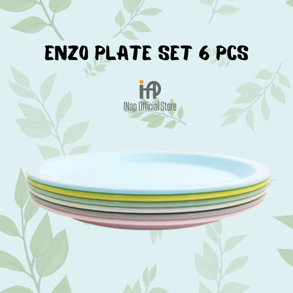 Jual Technoplast Enzo Plate - Piring Plastik Warna Pastel Ukuran 19cm ...