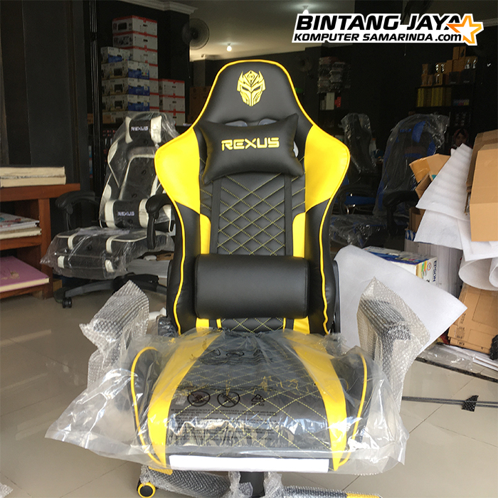 Jual Kursi Gaming Rexus RGC-100 Racing Series Yellow / Kuning | Shopee ...