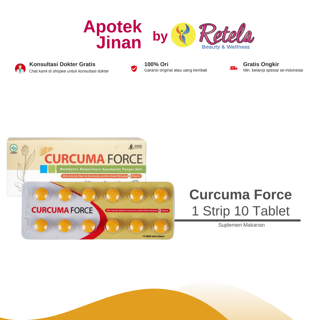 Jual CURCUMA FORCE BLISTER 12 TABLET | Shopee Indonesia