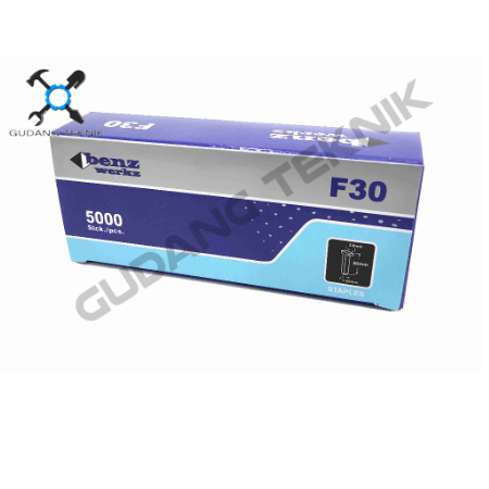 Jual Isi Staples Paku Tembak Model LURUS 30mm 5000pcs F30 BENZ / Refil ...