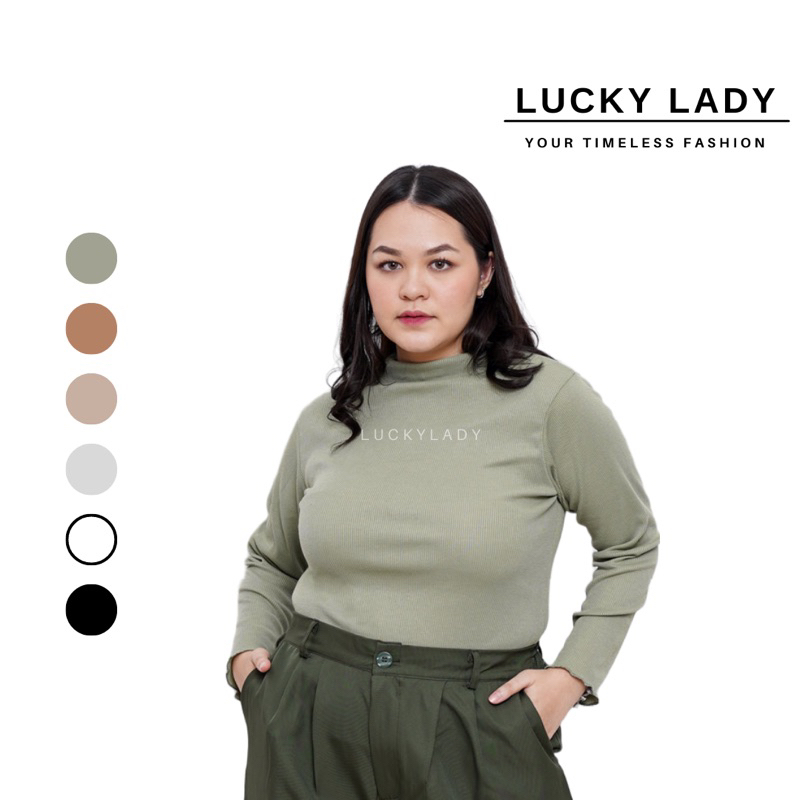 Jual Knit Top Inner Turtleneck Lengan Panjang - Longsleeve - Turtle Neck Dalaman Hijab NonHijab ...