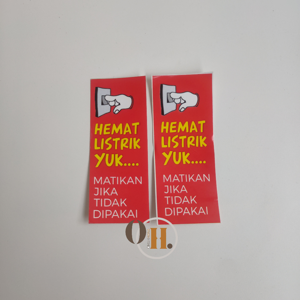 Jual Stiker Hemat Listrik - Stiker Hemat Energi - Stiker Waterproof ... Jual Stiker Hemat Listrik - Stiker Hemat Energi - Stiker Waterproof ...