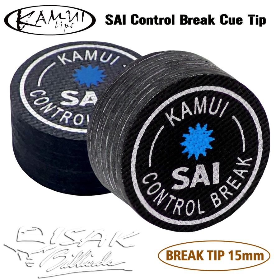 Jual Kamui SAI Control Break Cue Tip 15mm - Billiard Stick Biliar Japan ...