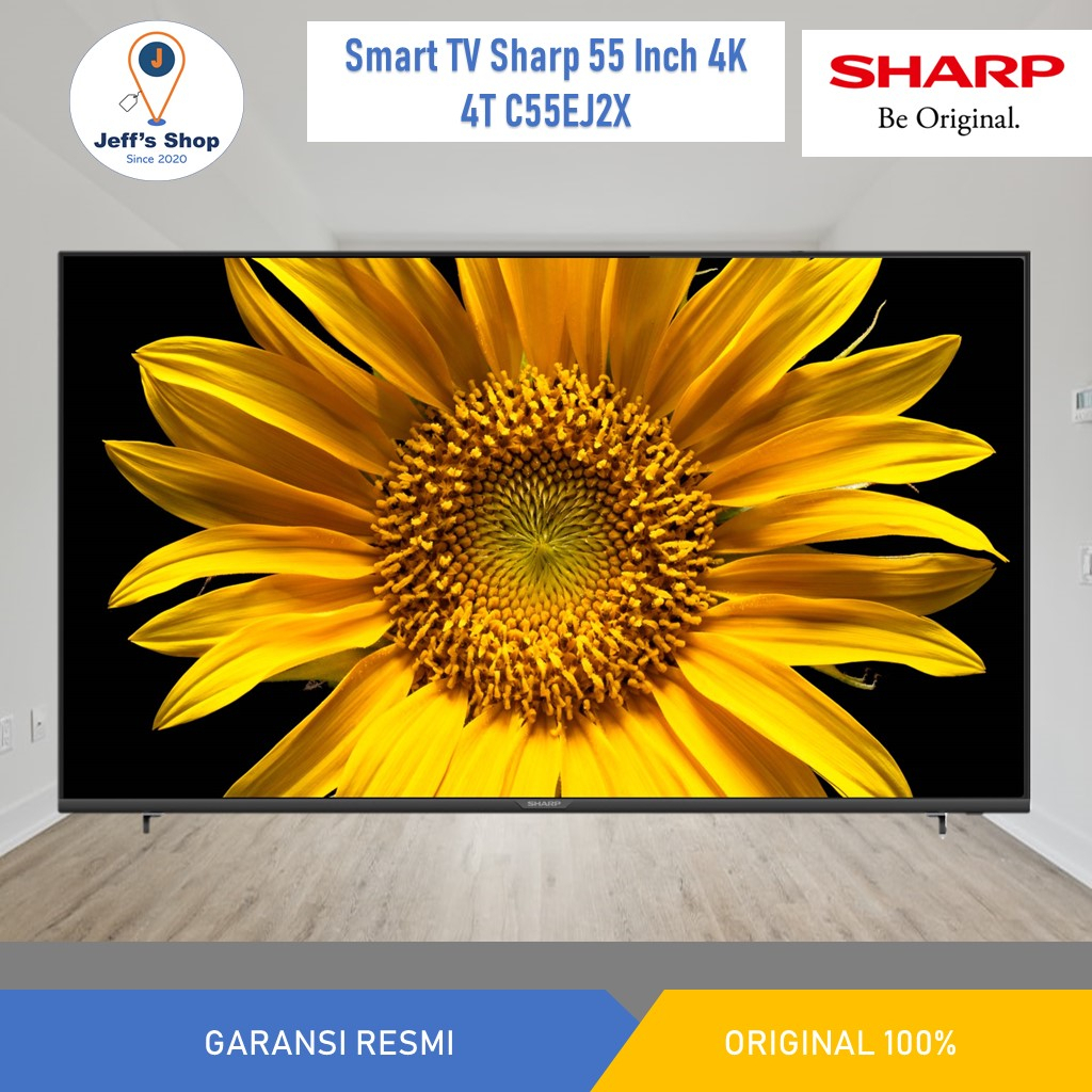 Jual Sharp LED Smart TV 55 Inch 4K UHD 4T C55EJ2X | Shopee Indonesia
